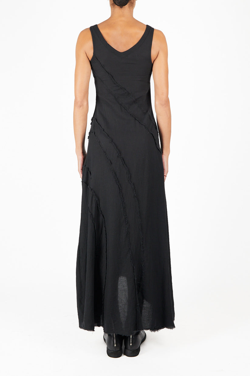 Daub Black Raw Edge Dress – The Library 1994