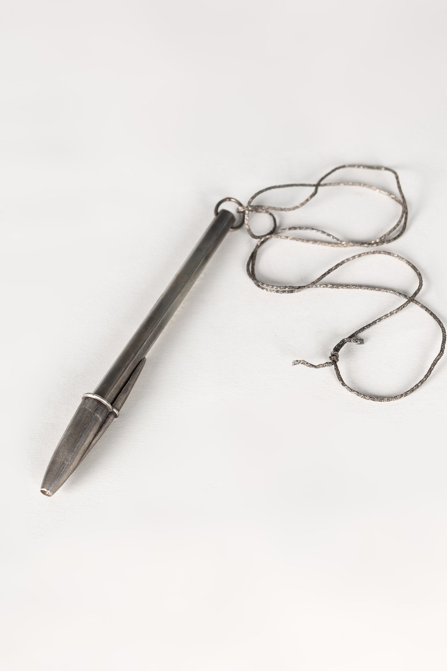 Silver Bic Pen Necklace – The Library 1994