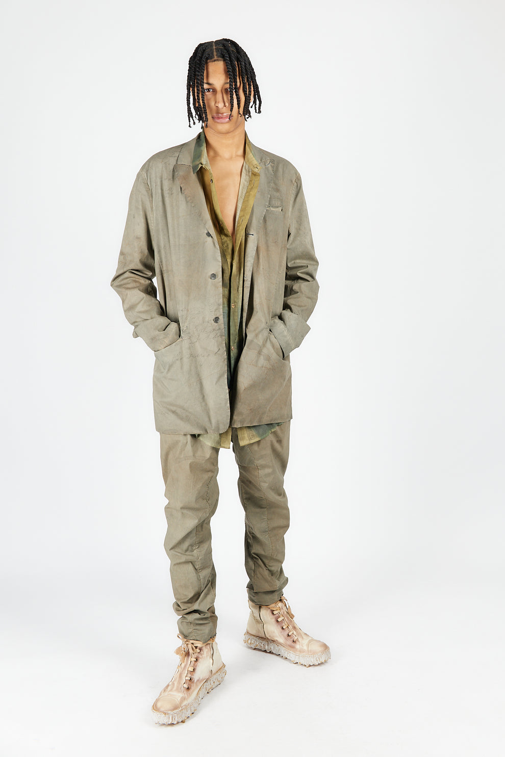 Masnada Verdigris Half Lined Jacket – The Library 1994