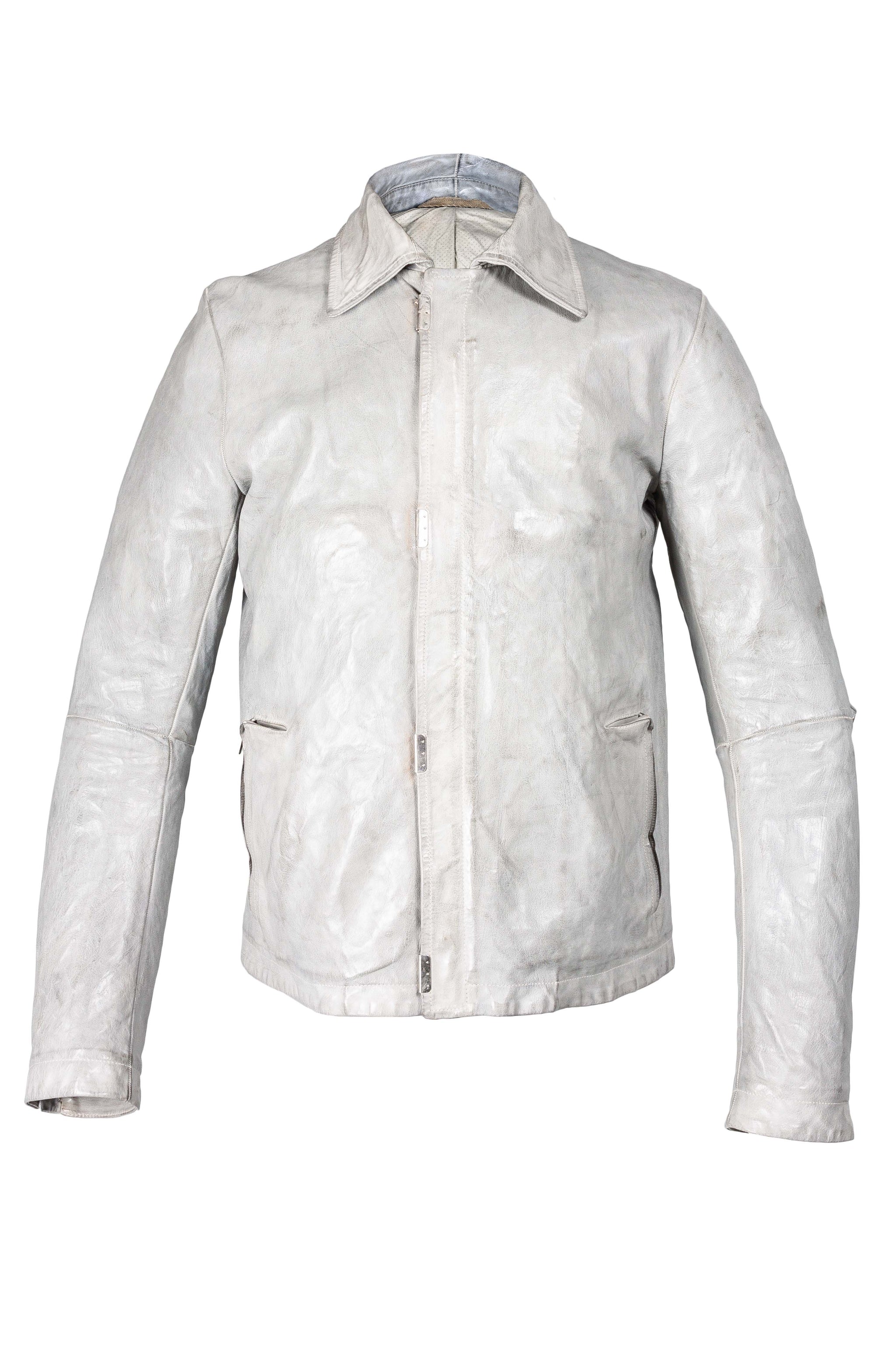 Object Dyed Lined Scarstitched Leather Jacket – The Library 1994